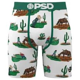 Boxershorts PSD "HOOEY COWBOY GOLF Herren", Herren, Gr. L, multi, 88% Polyester, 12% Elasthan, Unterhosen