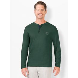 Catamaran Herren Langarmshirt "Langarm-Shirt", gr&uuml;n, Gr. 56, unifarben, 100% Baumwolle, Shirts