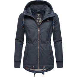 Ragwear Damen Winterjacke "YM-Danka", blau, Gr. XL, Au&szlig;enmaterial: 100% Polyester. Innenfutter: 100% Polyester. Wattierung: 100% Polyester, Jacken,