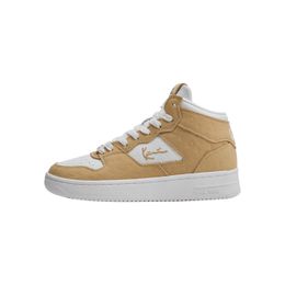 Karl Kani Damen Sneaker "Karl Kani Damen KKFWW000320 KK 89 High PRM", Gr. 36,5wei&szlig;, tan, Leder, Schuhe