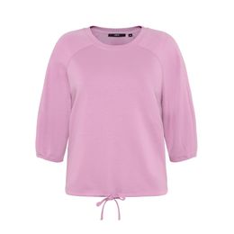 Zero Sweatshirt mit Tunnelzug Damen Gr&ouml;&szlig;e M rosa