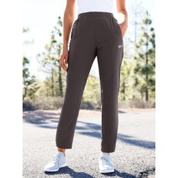 Trainingshose Catamaran, Damen, Gr. 38, Normalgr&ouml;&szlig;en, grau (graphit), 93% Polyester, 7% Elasthan, unifarben, Hosen Trainingshose