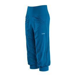 WINSHAPE Damen Sporthose "Functional Comfort &frac34; Leisure Trousers LEI201C", gr&uuml;n, Gr. XL, 85% Polyester, 15% Elasthan, Hosen, High Waist