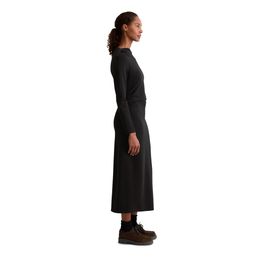 Marc O'Polo MARC O'POLO Damen Jerseykleid "aus kompakter Interlock-Ware"schwarz, Gr. L, unifarben, Obermaterial: 49% Baumwolle, 42% Lyocell, 9% Elasthan, Kleider