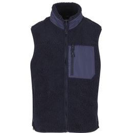 Steppweste Urban Classics "Urban Classics Sherpa Vest", Herren, Gr. 5XL, navy, 100% Polyester, Westen Steppweste