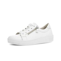 Gabor Damen Sneaker "Sneaker low", Gr. 43wei&szlig;, Schuhe