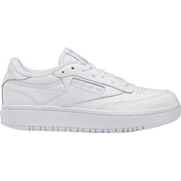 Reebok CLASSIC Damen Sneaker "CLUB C DOUBLE", Gr. 36, wei&szlig;, Leder, Schuhe