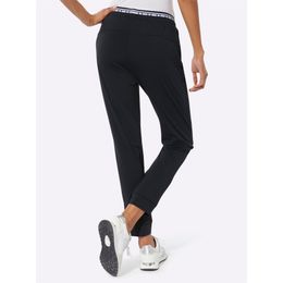 CR&Eacute;ATION L CREATION L Damen Jogger Pantsschwarz, Gr. 40, unifarben, 75% Polyamid, 25% Elasthan, Hosen
