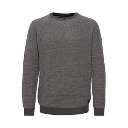 Blend Herren Strickfleece-Pullover "Strickpullover BHComen", grau, Gr. XL, Obermaterial: 100% Baumwolle CO., Pullover