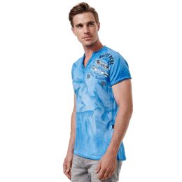 Rusty Neal Herren T-Shirt, blau, Gr. XL, bedruckt, 100% Baumwolle, Shirts, mit gro&szlig;em Print auf der R&uuml;ckseite