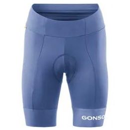 Fahrradhose Gonso "Essential Shorts Kit W", Damen, Gr. 38, Normalgr&ouml;&szlig;en, aquablau, 78% Polyamid, 22% Elasthan, Hosen Fahrradhose, Formbest&auml;ndig, strapazierf&auml;hig, hohe Bewegungsfreiheit