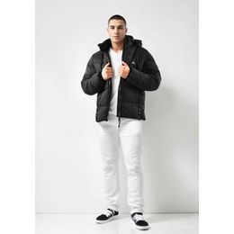 Arctic Seven Herren Winterjacke "ASCreesi", schwarz, Gr. M, Obermaterial: 100% Polyester, Innenseite: 100% Polyester, Jacken, mit warmem Teddyfell