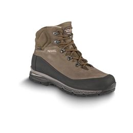 Meindl Herren Wanderschuh "Meindl Lagos MFS braun", Gr. 42,5, braun, Nubukleder, unifarben, Basic, Schuhe, GORE-TEX &ndash; Winddicht, wasserdicht und