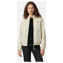 Bomberjacke Ragwear "Chenna Summer YOUMODO", Damen, Gr. XS (34), wei&szlig;, Obermaterial: 100% Nylon. Innenfutter: 100% Polyester. Wattierung: 100% Polyester, l&auml;ssig geschnitten h&uuml;ftlang, hoch geschlossener Ausschnitt, Rippb&uuml;ndchen, Jacken Bomberjacke, Wasserabweisende leichte &Uuml;bergangsjacke