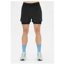 Shorts Endurance "Less", Herren, Gr. XXL, US-Gr&ouml;&szlig;en, schwarz, 95% Polyester, 5% Elasthan, unifarben, kurz, Hosen Shorts, 4-Wege Stretch