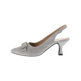 Xaver Luis Schuhmanufaktur Slingpumps Damen Gr&ouml;&szlig;e 38 hellgrau