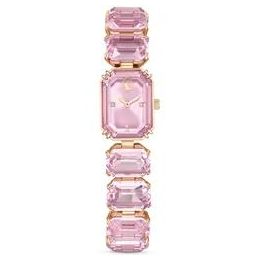 Quarzuhr Swarovski "MILLENIA", rosa (rosa, ros&eacute;goldfarben), Armbanduhren, Damen, Quarzuhr, Armbanduhr, Damenuhr, Swarovski-Kristalle, Swiss Made