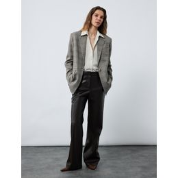 KOTON Blazer 'Jacksacken' Damen Gr&ouml;&szlig;e 32 grau / schwarz