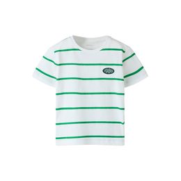 name it T-Shirt 'NMMFRITZ' Jungen Gr&ouml;&szlig;e 116 gr&uuml;n / wei&szlig;