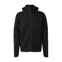 4F Sportsweatjacke Herren Gr&ouml;&szlig;e XL schwarz