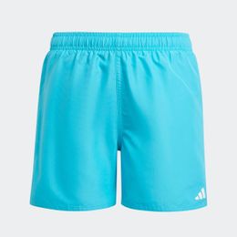 Jungen Badeshorts "SOLID BY", wei&szlig;, Gr. 140, adidas Performance, Web, Obermaterial: 100% Polyester, Badehosen, f&uuml;r Kinder, mit sportlichem Stil