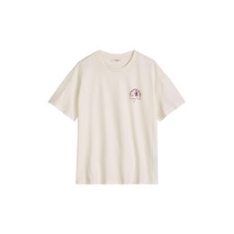Marc O'Polo Damen T-Shirtsilky wei&szlig;, Gr. S, MARC O'POLO DENIM, Jersey, Obermaterial: 100% Baumwolle, Shirts, relaxed aus Basic Single Jersey