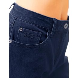Inspirationen Damen 7/8-Jeans, blau, Gr. 19, unifarben, 78% Baumwolle, 20% Polyester, 2% Elasthan, Jeans