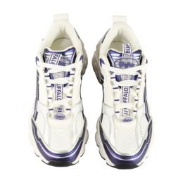 Buffalo Damen Trainingsschuh "Buffalo CLD RUN JOG", Gr. 38wei&szlig;, silber, lila, Schuhe