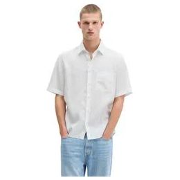 Marc O'Polo Leinenhemd MARC O'POLO, Herren, Gr. XL, N-Gr, wei&szlig;, Web, Obermaterial: 100% Leinen, regular fit, Hemden, mit aufgesetzter Brusttasche