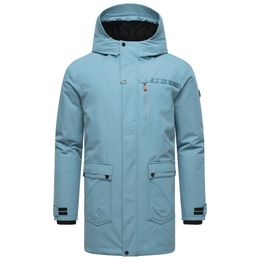 STONE HARBOUR Herren Wintermantel "Netaan XX", blau, Gr. S, Obermaterial: 100% Polyester. Innenfutter: 100% Polyester. Wattierung: 100% Polyester.