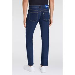 Hugo Herren Tapered-fit-Jeans "Brody", blau, Gr. 30, unifarben, Denim/Jeans, Obermaterial: 99% Baumwolle, 1% Elasthan, Jeans, mit Stone-washed-Finish