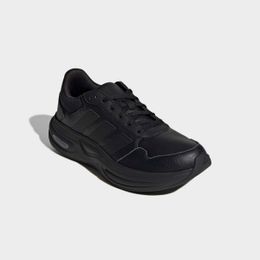 Herren Walkingschuh "CLOUDFOAM CUXXION", adidas Sportswear, Gr. 41, schwarz, Leder, Synthetik, Textil, Schuhe