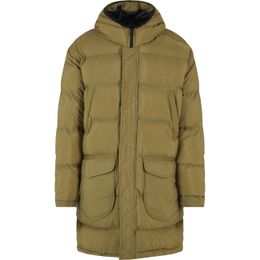 2Y Premium Herren Winterjacke "2Y Premium Herren 2Y Long Puffer Jacket"khaki, Gr. S, unifarben, 100% Polyester, Jacken