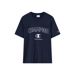 T-Shirt Champion "Graphic Tee", Herren, Gr. L, nny, Obermaterial: 100% Baumwolle, normal, Rundhals, Shirts T-Shirt, sportliche Passform, Kurzarm, Rundhalsausschnitt