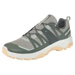 Wanderschuh Salomon "EXTEND 2 GORE-TEX", Damen, Gr. 45, monument, urban chic, sea foam, Synthetik, Textil, Schuhe Wanderschuh, wasserdicht