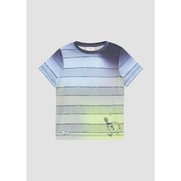 s.Oliver T-Shirt Jungen Gr&ouml;&szlig;e 140 navy / pastellblau / hellgr&uuml;n