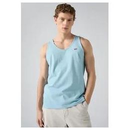 Levi's Tanktop LEVI'S "LSE HOUSEMARK TANK", Herren, Gr. L, forget me not, Jersey, Obermaterial: 100% Baumwolle, regular fit normal, Rundhals, Tops Tanktop, mit Logo Stickerei