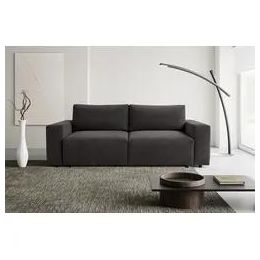 Schlafsofa WERK2 "Lima, inkl. Bettkasten, bequem, Mega Sofa: Breite 245 cm", anthrazit, B:245cm H:74cm T:102cm, 100% Polyester, Sofas, Schlafsofa, Big Sofa mit Bettfunktion und Stauraum f&uuml;r Krims & Krams