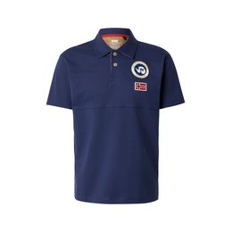Napapijri Poloshirt 'E-REFLECT' Herren Gr&ouml;&szlig;e L beige / dunkelblau / wei&szlig;