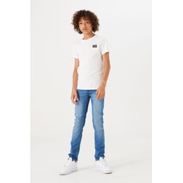 Garcia Jungen Slim-fit-Jeans "Tavio", blau, Gr. 158, Denim/Jeans, Obermaterial: 99% Baumwolle, 1% Elasthan, Jeans, for BOYS