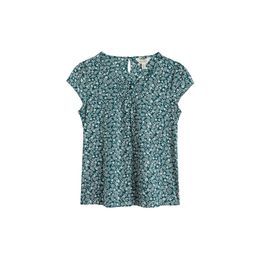 Seasalt Cornwall Bluse 'Garden Gate' Damen Gr&ouml;&szlig;e 6XL petrol / wei&szlig;