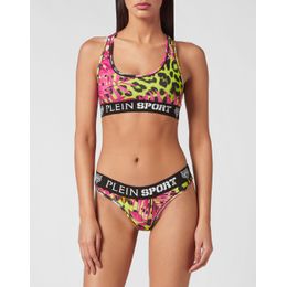Plein Sport Damen Set: Soft-BH "Sportset", Gr. L, bunt, Obermaterial: 48% Baumwolle, 48% Modal, 4% Elasthan, BH-Sets