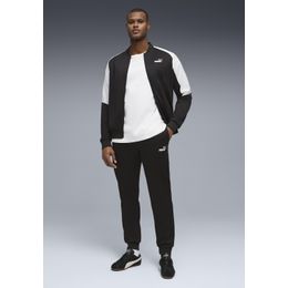 Puma Herren Trainingsanzug "POLY BASEBALL SUIT", schwarz-wei&szlig;, Gr. S, unifarben, Trikot, Obermaterial: 100% Polyester, Sportanz&uuml;ge, Set, f&uuml;r