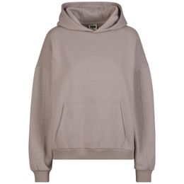 Urban Classics Damen Kapuzenpullover "Urban Classics Damen Ladies Organic Oversized Hoody", beige, Gr. XL, unifarben, 100% Baumwolle, Pullover