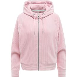 Ragwear Damen Sweatjacke "Corduly Cordy"marshmallow26, Gr. XL, Material: 76% Baumwolle, 20% Polyester, 4% Elasthan, Sweatjacken, Freizeitjacke