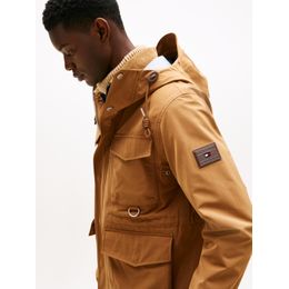 Tommy Hilfiger Herren Funktionsjacke "WET WEATHER JACKET"timeless tawny, Gr. XXL, unifarben, Web, Obermaterial: 85% Polyester, 15% Polyamid, Jacken,