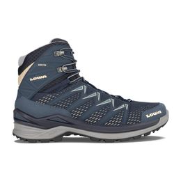Lowa Herren Wanderschuh "INNOX PRO GORE-TEX MID", Gr. 45, blau, Synthetik, Textil, Schuhe, wasserdicht dank Gore-Tex Membrane