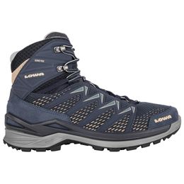 Lowa Herren Wanderschuh "INNOX PRO GORE-TEX MID", Gr. 41,5, blau, Synthetik, Textil, Schuhe, wasserdicht dank Gore-Tex Membrane