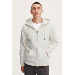Kapuzensweatjacke Blend "BHDowntown", Herren, Gr. XXL, egret, Sweatware, 50% Baumwolle, 50% Polyester, regular fit h&uuml;ftlang, Rundhals, eingesetzt Rippb&uuml;ndchen, Sweatjacken, Stilvolle Kapuzensweatjacke