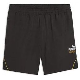 Shorts Puma "FUTURE.Puma.ARCHIVE KING Relaxed Shorts Erwachsene", Damen, Gr. S, Normalgr&ouml;&szlig;en, schwarz, Obermaterial: 100% Polyester. Taschenfutter: 100% Polyester. Einsatz: 100% Polyester, relaxed fit, Hosen Shorts